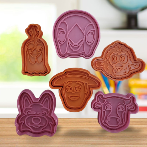 3D file CORTANTES + ESTAMPAS LA GRANJA DE ZENON / ZENON THE FARMER ...