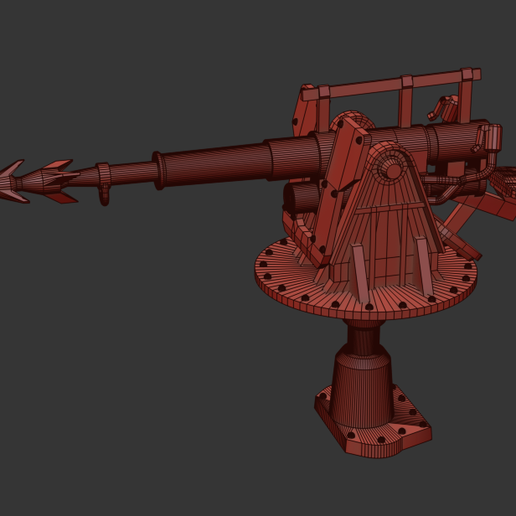 🔫 Harpoon gun and bear trap 1/64・ STL File for 3D printing・Cults