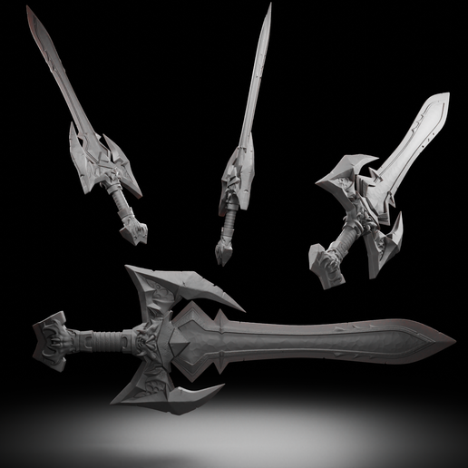 🗡️ Chromatically Tempered Sword - World of Warcraft・ STL File for 3D ...