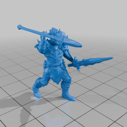 🎲 Doomguard Rot Blade (DND / TTRPG)・Free STL File for 3D printing・Cults