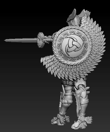 🪓 Valkyrie, RPG,TableTop,OnePiece,Female,Winged,Armor,Shield・ STL File ...