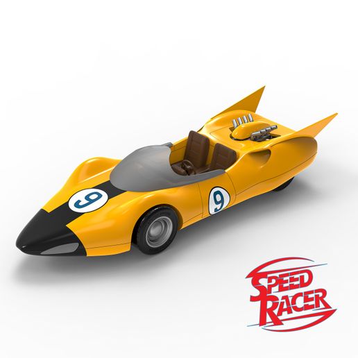 ⭐ Speed Racer - Racer X Shooting Star car・ STL File for 3D printing・Cults