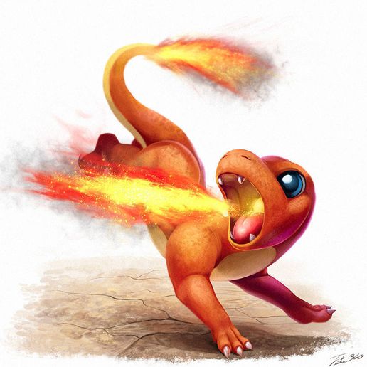 🐉 char・ STL File for 3D printing・Cults