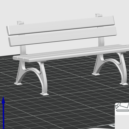 🌳 Classic Park Bench 3D Model・ STL File for 3D printing・Cults