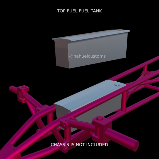 🔝 TOP FUEL FUEL FUEL TANK・ STL File for 3D printing・Cults