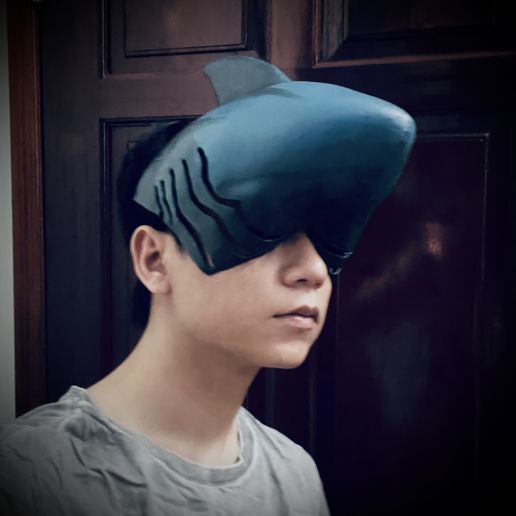 3D printed Beam Mask - ChainsawMan Cosplay • made with Anycubic・Cults