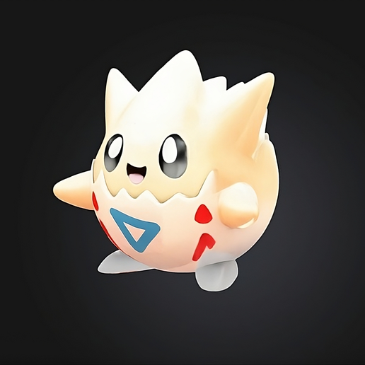 STL file Pokémon Togepi – 3D Model 🧞‍♂️ (OBJ)・3D printing model to ...