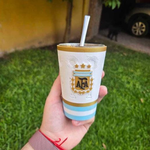 🇦🇷 GLASS/MATTE OF TERERE ARGENTINA・ STL File for 3D printing・Cults