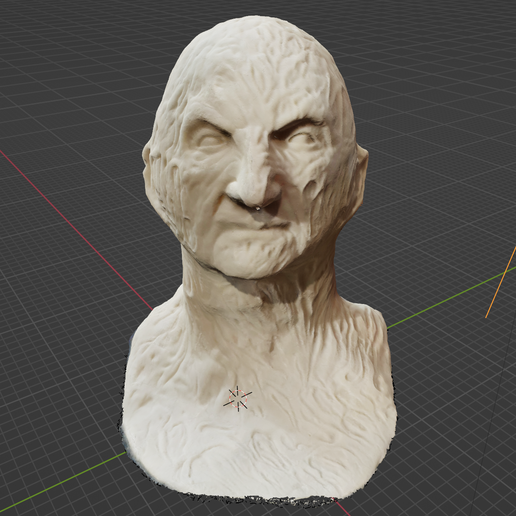 👤 Freddy Kruger Mask Bust・ STL File for 3D printing・Cults