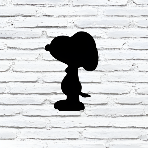 STL file Snoopy 2D 🎨 ・3D printing design to download・Cults
