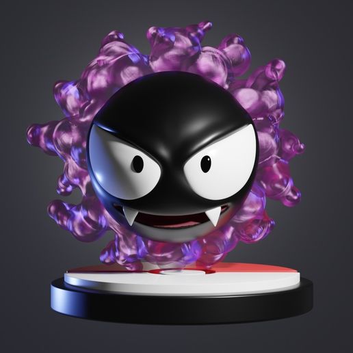 🐉 GASTLY - POKÉMON・ STL File for 3D printing・Cults
