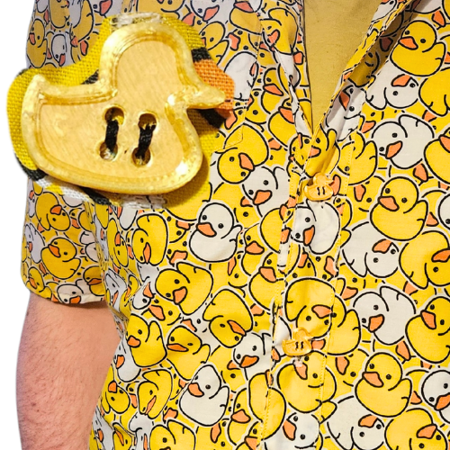 🦆 Duck Button・Free 3MF File for 3D printing・Cults
