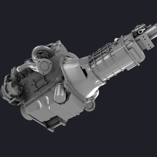 🚗 LS3 Engine 3D MODEL・ 3D File for 3D printing・Cults