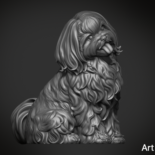 🐕 Maltese Dog・ STL File for 3D printing・Cults