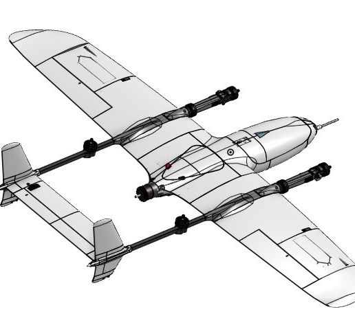 🛸 H-FLY_3D_Printed_vtol・ 3D File for 3D printing・Cults