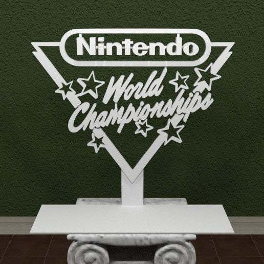 STL file Nintendo World Championships Logo 🗺️ ・3D printable model to ...