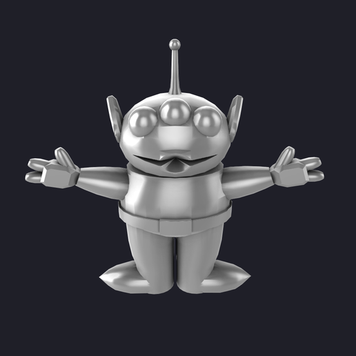 👽 Alien Little Green Men (Toy Story) 3D MODEL・ 3D File for 3D printing ...