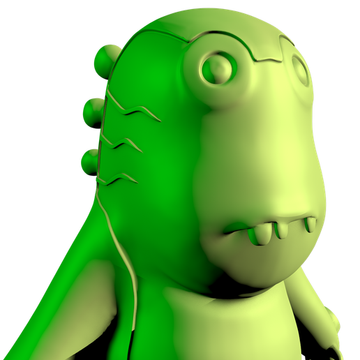 🎲 Upchuck - (Ben 10 Classic) 3d Printable・ 3D File for ・Cults