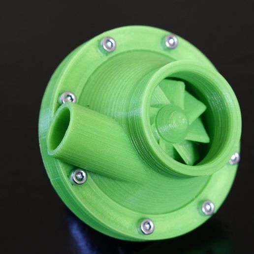 Free 3D file Turbine Blower for 380 sized Motor 🌬️ ・3D print design to ...