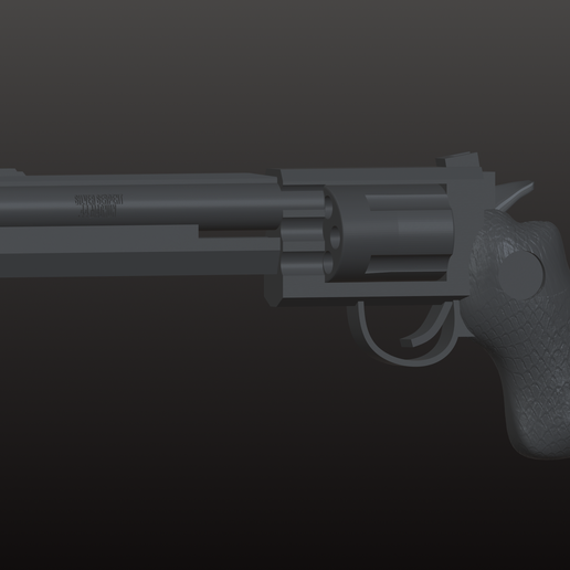 🔫 Silver serpent revolver・ STL File for 3D printing・Cults