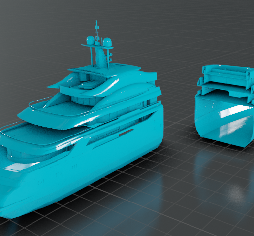 🛥️ Royal YACHT boat model・ STL File for 3D printing・Cults