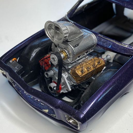 🎩 Pro Mod Mike Janis Blower Hat Supercharger Injection Style 1・ STL ...