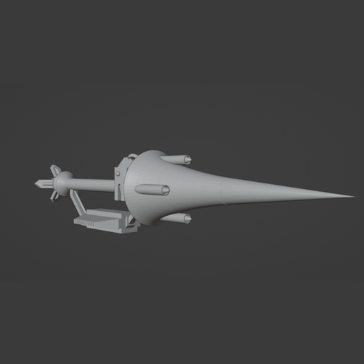 🛰 Imperial Space Lance・Free STL File for ・Cults