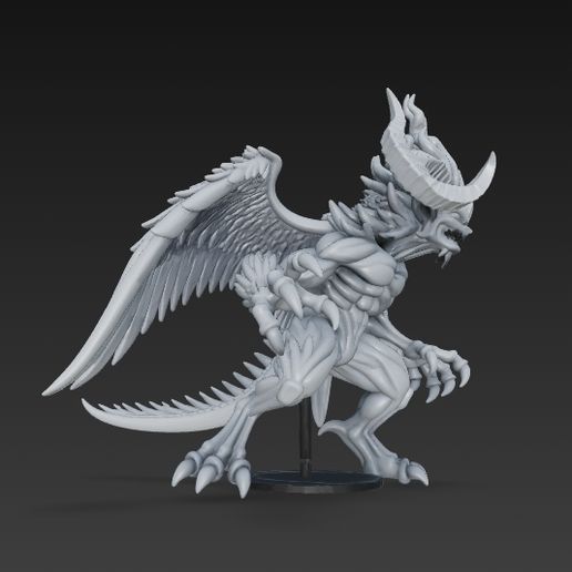 🤴 Flame-Headed Dreadlord - Mythical Demon King 3D Print Model・ STL File ...