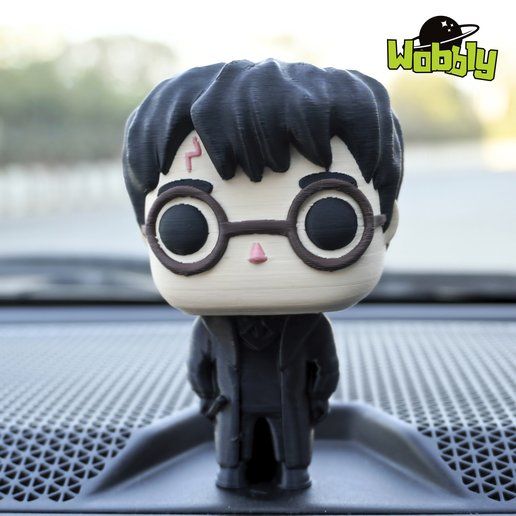 🪄 Harry Potter Bobble Head for Desk and Dashboard・Free STL File for 3D ...