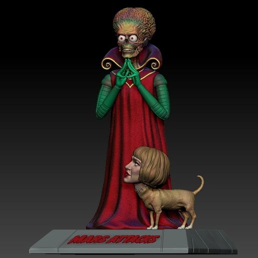 🎃 Mars Attacks・ OBJ File for ・Cults