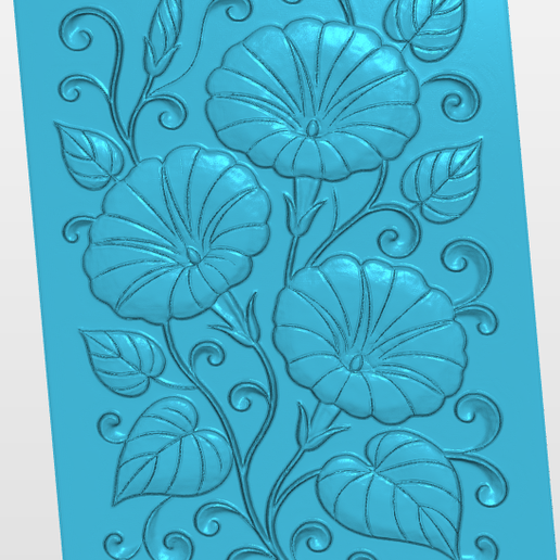 💐 Flower Panel・Free STL File for 3D printing and CNC machining - Laser ...