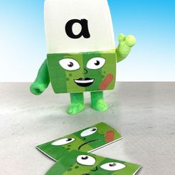 Alphablocks Poseable Figures - Individual Characters・11 3D Models & STL ...