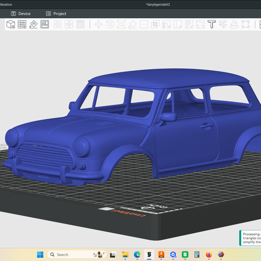 🚗 1979 MIni Cooper полый кузов, корпус rc автомобиля, чистый салон ...