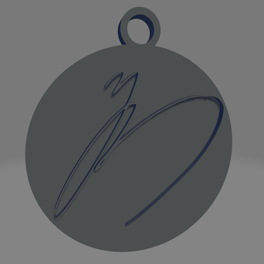 STL file Yuki Tsunoda Signature Keychain 🗝️ ・Template to download and ...