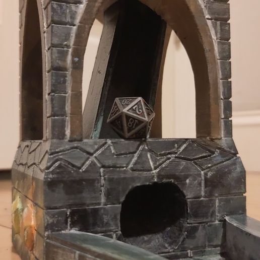 🕰️ Clock Dice Tower DND・ STL File for 3D printing・Cults