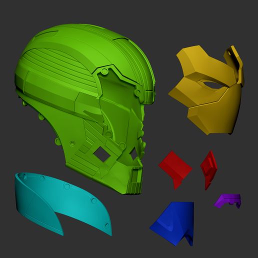 🪖 Wall Breaker Helmet 3D Print File STL・ STL File for 3D printing・Cults