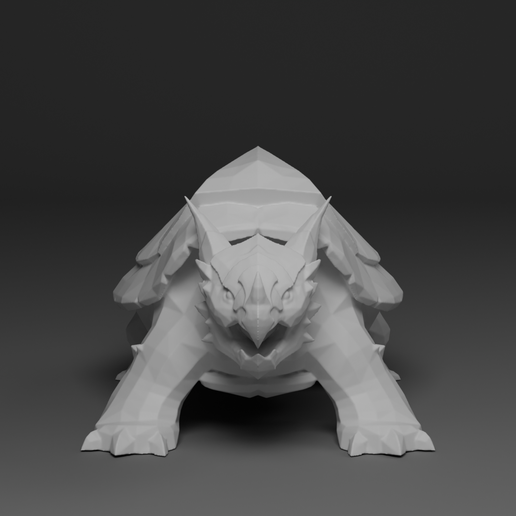 🐢 Low-Poly Turtle Pack (4 Dynamic Poses)・ 3D File for 3D printing・Cults
