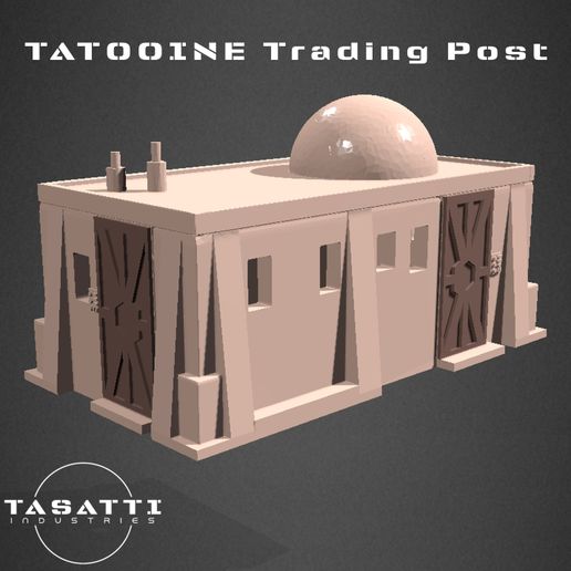 ⭐ Star Wars Legion - Tatooine Trading Post・ STL File for 3D printing・Cults