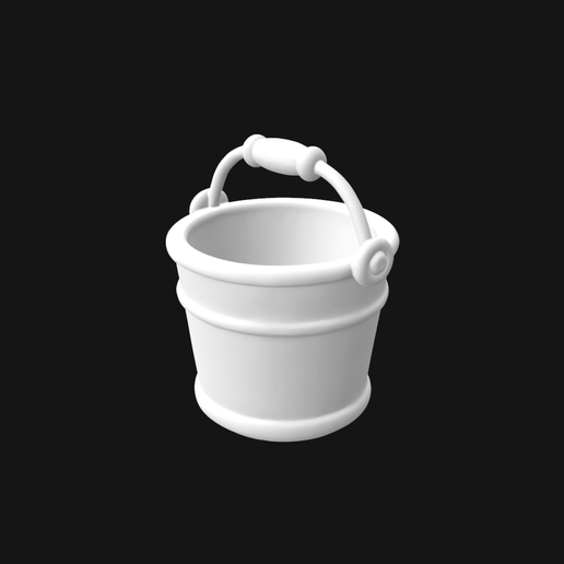 🚰 Water Bucket・Free STL File for 3D printing・Cults