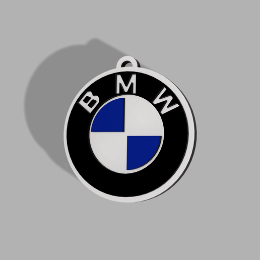 🔑 BMW Logo Key Ring・ STL File for 3D printing・Cults
