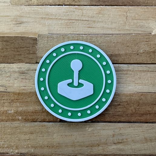 🕹️ Arcade style game tokens・ STL File for 3D printing・Cults