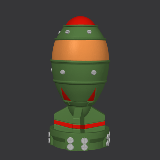 👾 Fallout nuke container・ STL File for 3D printing・Cults