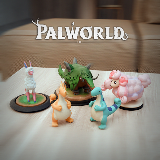 🧸 PALWORLD PACK 4 PAL!・ STL File for 3D printing・Cults