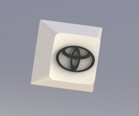 🚗 KeyCap Toyota・Free STL File for 3D printing・Cults