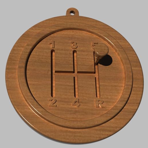 STL file Manual stick shift keychain 🗝️ ・3D printable model to download ...