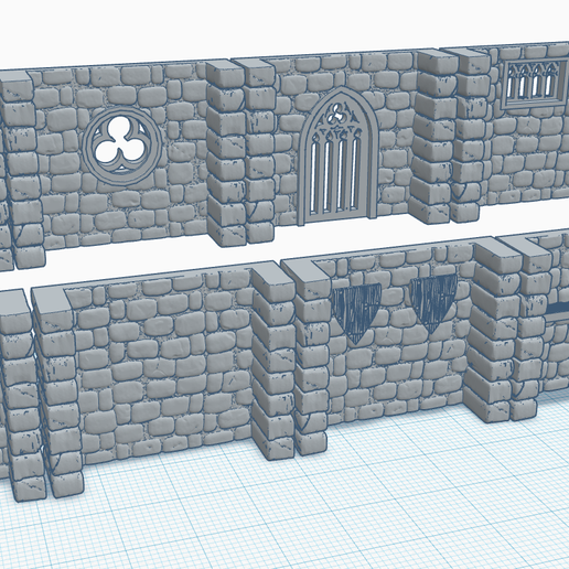 🎲 Dungeon Wall Tiles・ STL File for ・Cults
