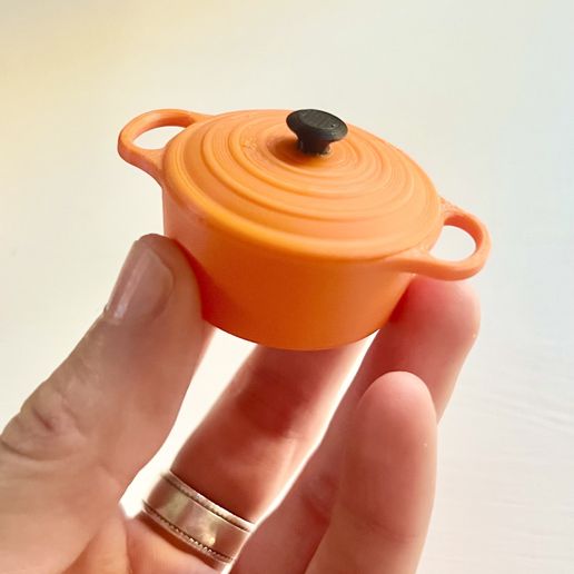 🤏 Dutch Oven - Small Container - Cooking Pot・ STL File for 3D printing ...