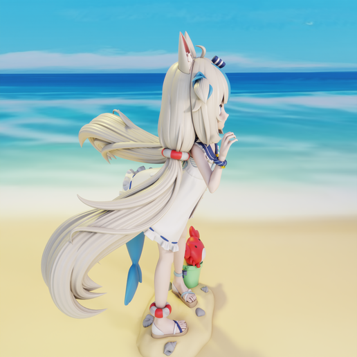 👧 Saba Sameko Vtuber・ 3D File for 3D printing・Cults