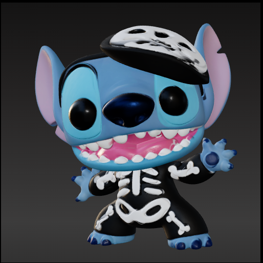 🎬 Stitch funko pop・ STL File for 3D printing・Cults