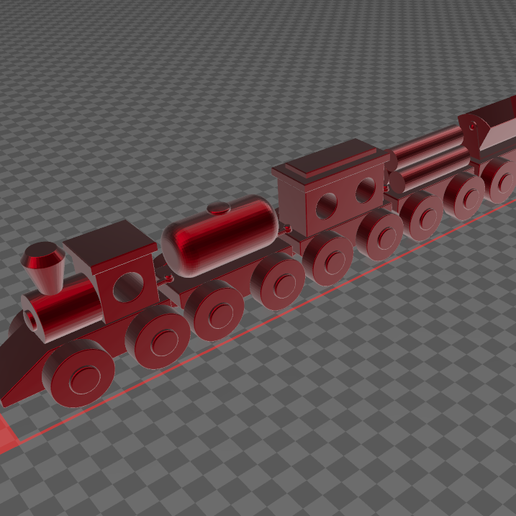 🚆 Kids Toy Train・ STL File for 3D printing・Cults